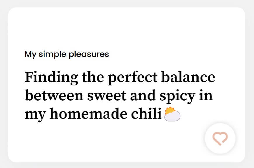 60+ My Simple Pleasures Hinge Answers That Stand Out From The Crowd ...